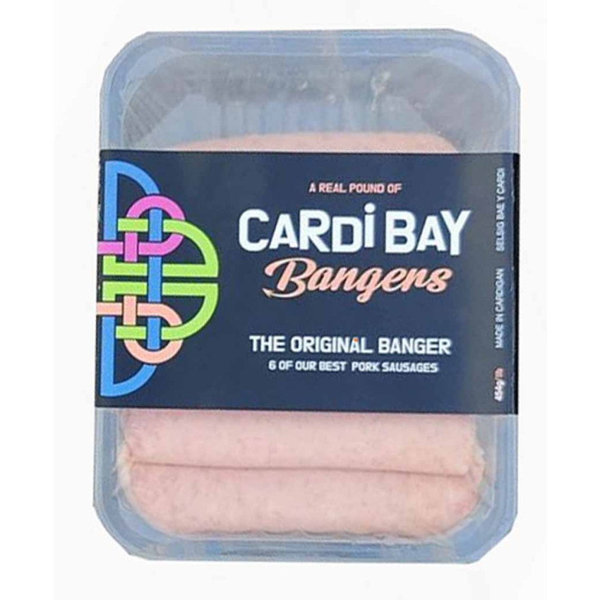 Blas ar Fwyd Website - Cardi Bay Bangers, The Original Banger, 460g, 6 sausages